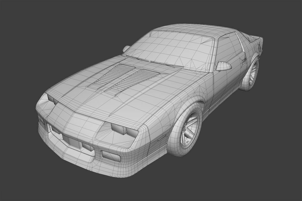 1990 Chevrolet Camaro - 3D Model by Kanistra Studio