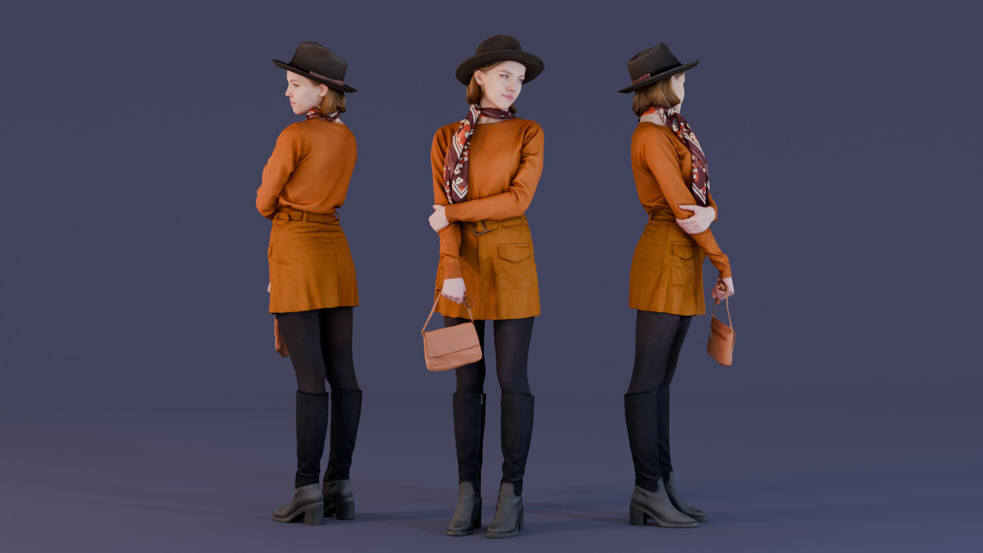 Broadway Lady - 3D Model by Kanistra Studio