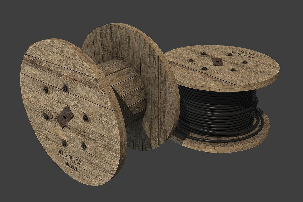 Cable Coil - 3D Model by Kanistra Studio