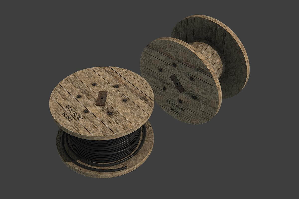 Cable Coil - 3D Model by Kanistra Studio