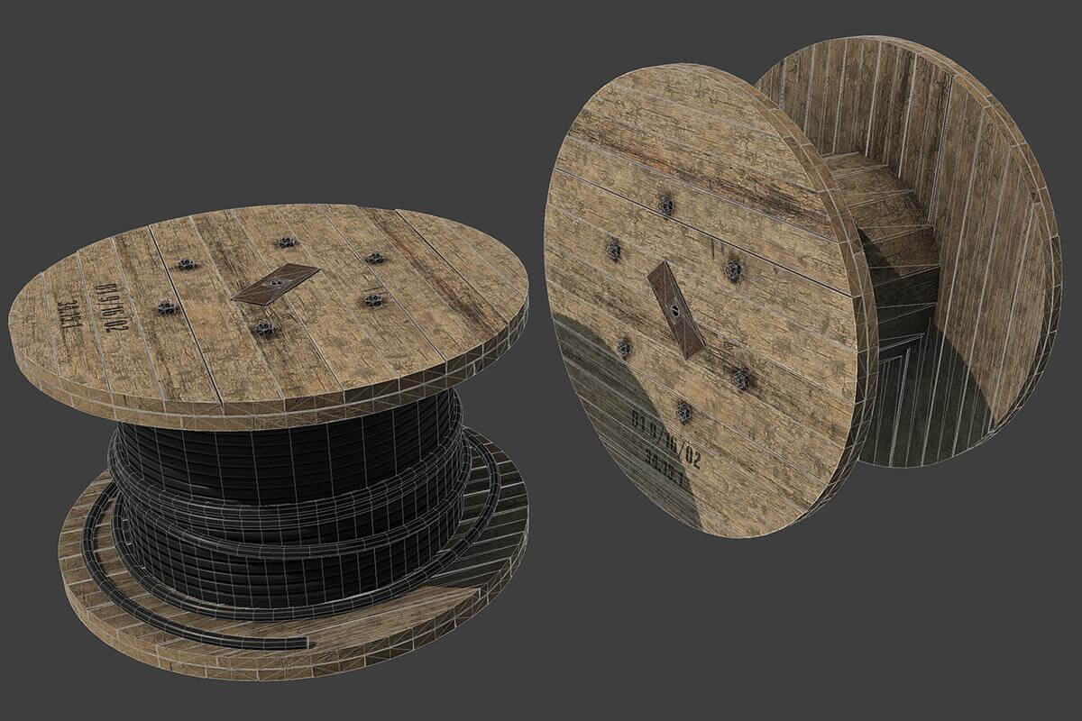 Cable Coil - 3D Model by Kanistra Studio