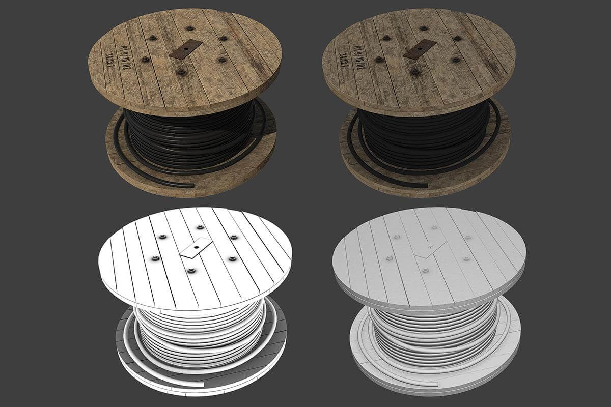 Cable Coil - 3D Model by Kanistra Studio