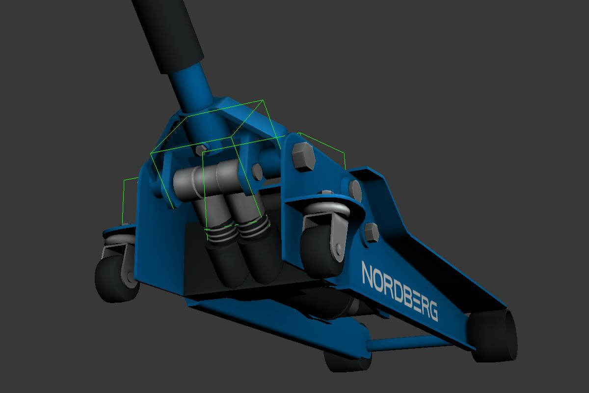 Car Jack - 3D Model by Kanistra Studio