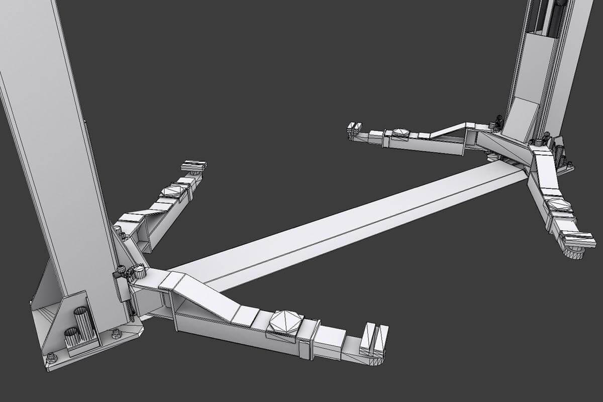 Car Lift - 3D Model by Kanistra Studio