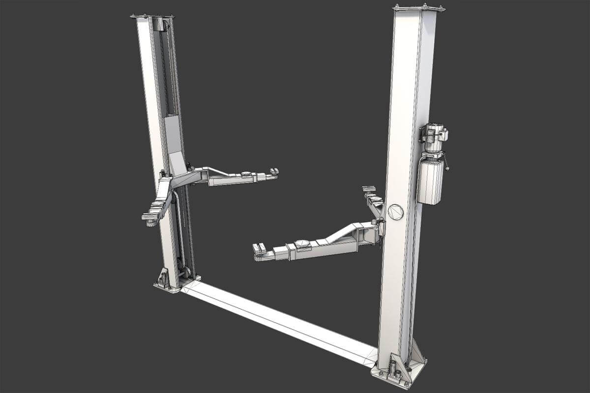 Car Lift - 3D Model by Kanistra Studio