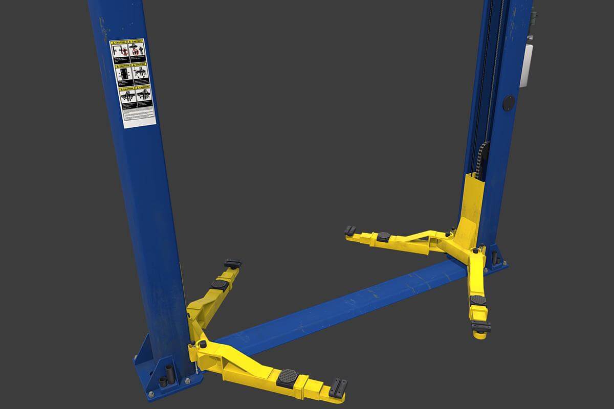 Car Lift - 3D Model by Kanistra Studio