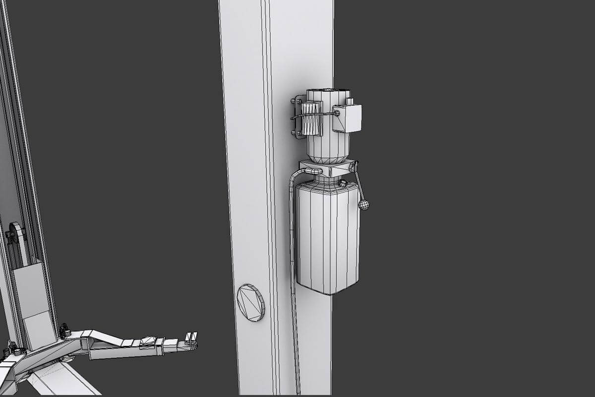 Car Lift - 3D Model by Kanistra Studio