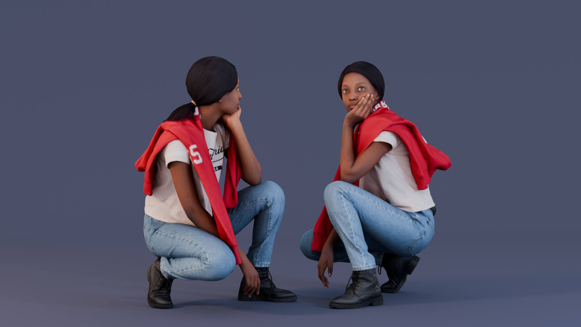 Casual Crouch - 3D Model by Kanistra Studio