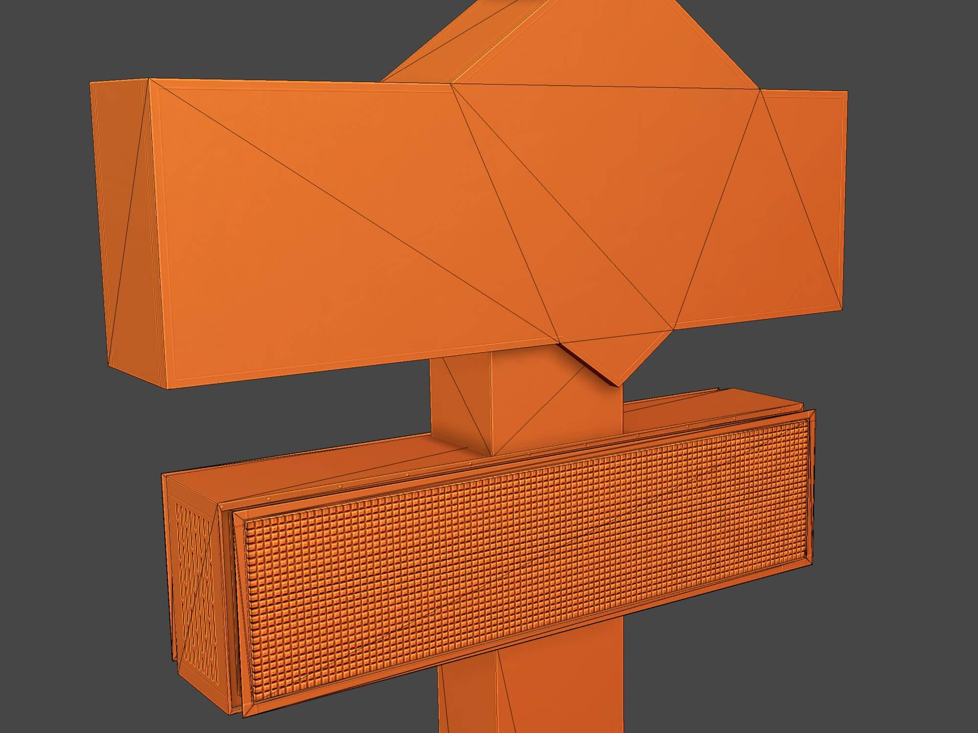 Community Bank Sign - 3D Model by Kanistra Studio