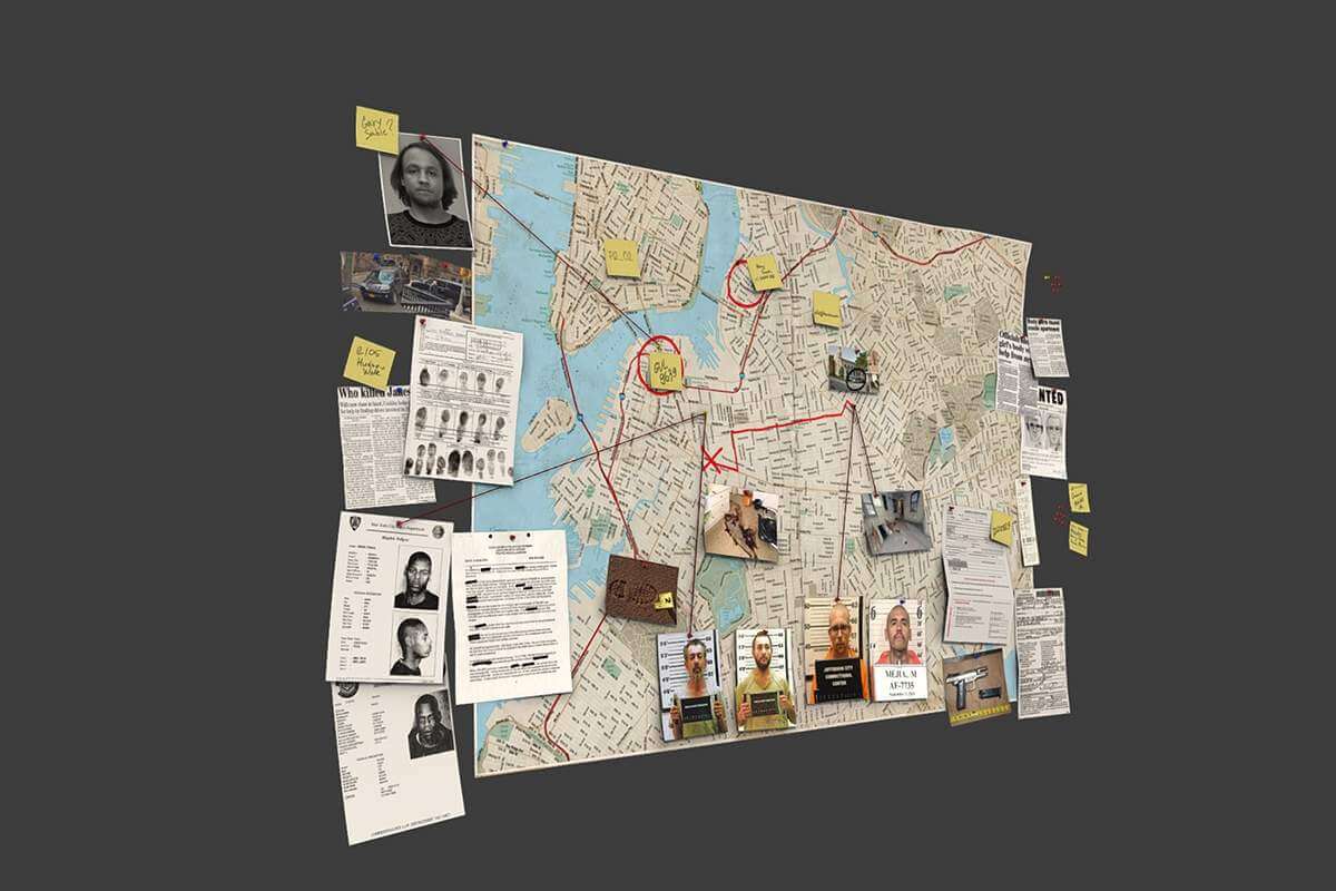 Detective Pinboard - 3D Model by Kanistra Studio