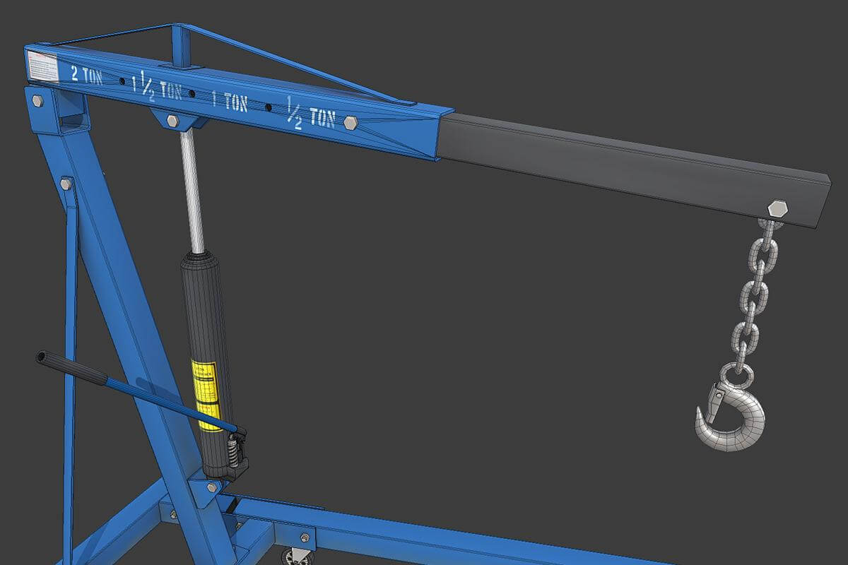 Engine Crane - 3D Model by Kanistra Studio