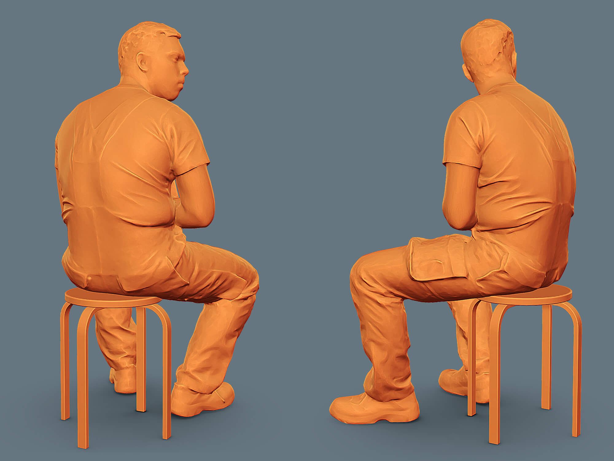 Foreman in Overalls - 3D Model by Kanistra Studio