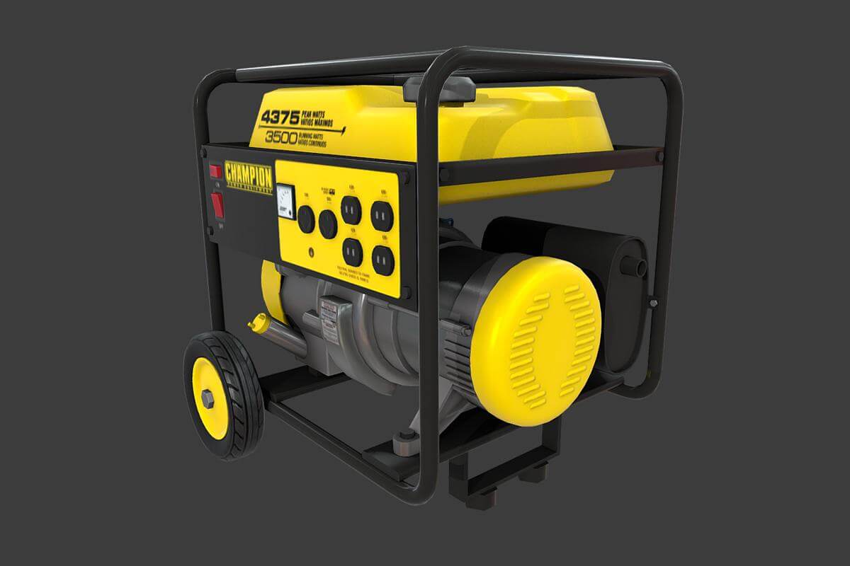 Portable Generator - 3D Model by Kanistra Studio