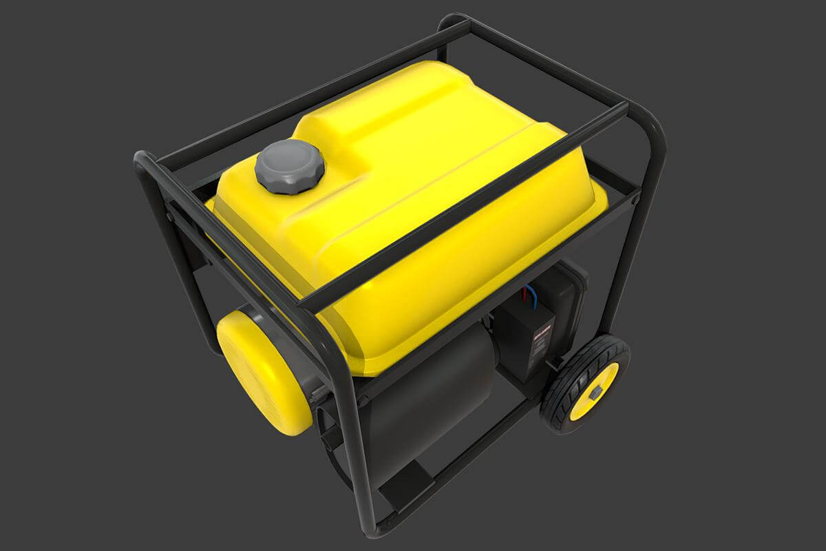 Portable Generator - 3D Model by Kanistra Studio