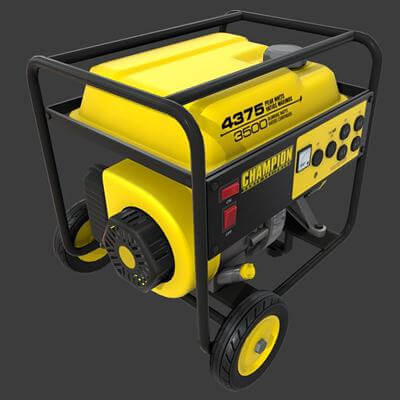 Portable Generator - 3D Model by Kanistra Studio