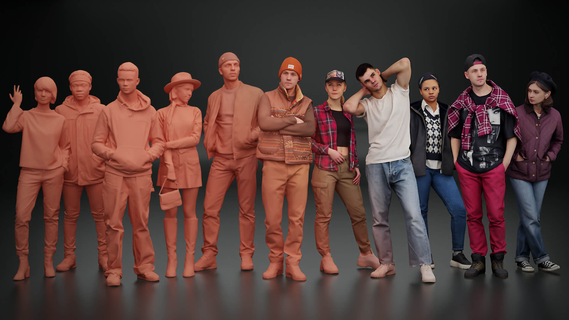 Kanistra People Asset Library - 3D Model by Kanistra Studio