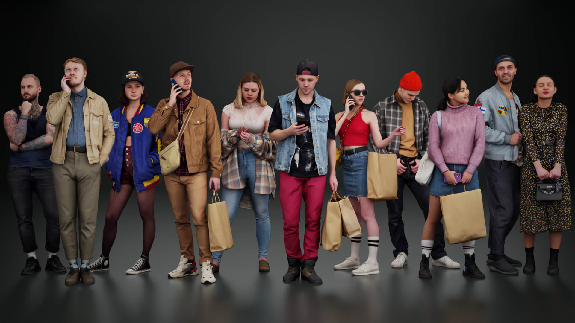 Kanistra People Asset Library - 3D Model by Kanistra Studio