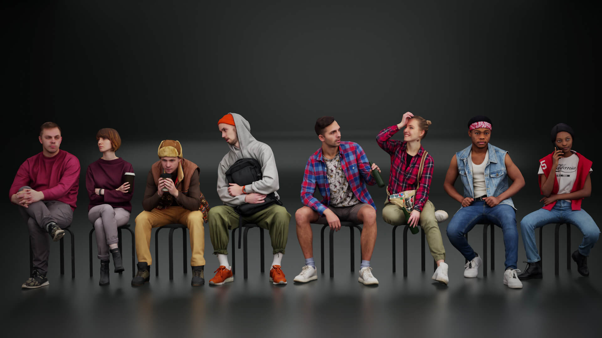 Kanistra People Asset Library - 3D Model by Kanistra Studio