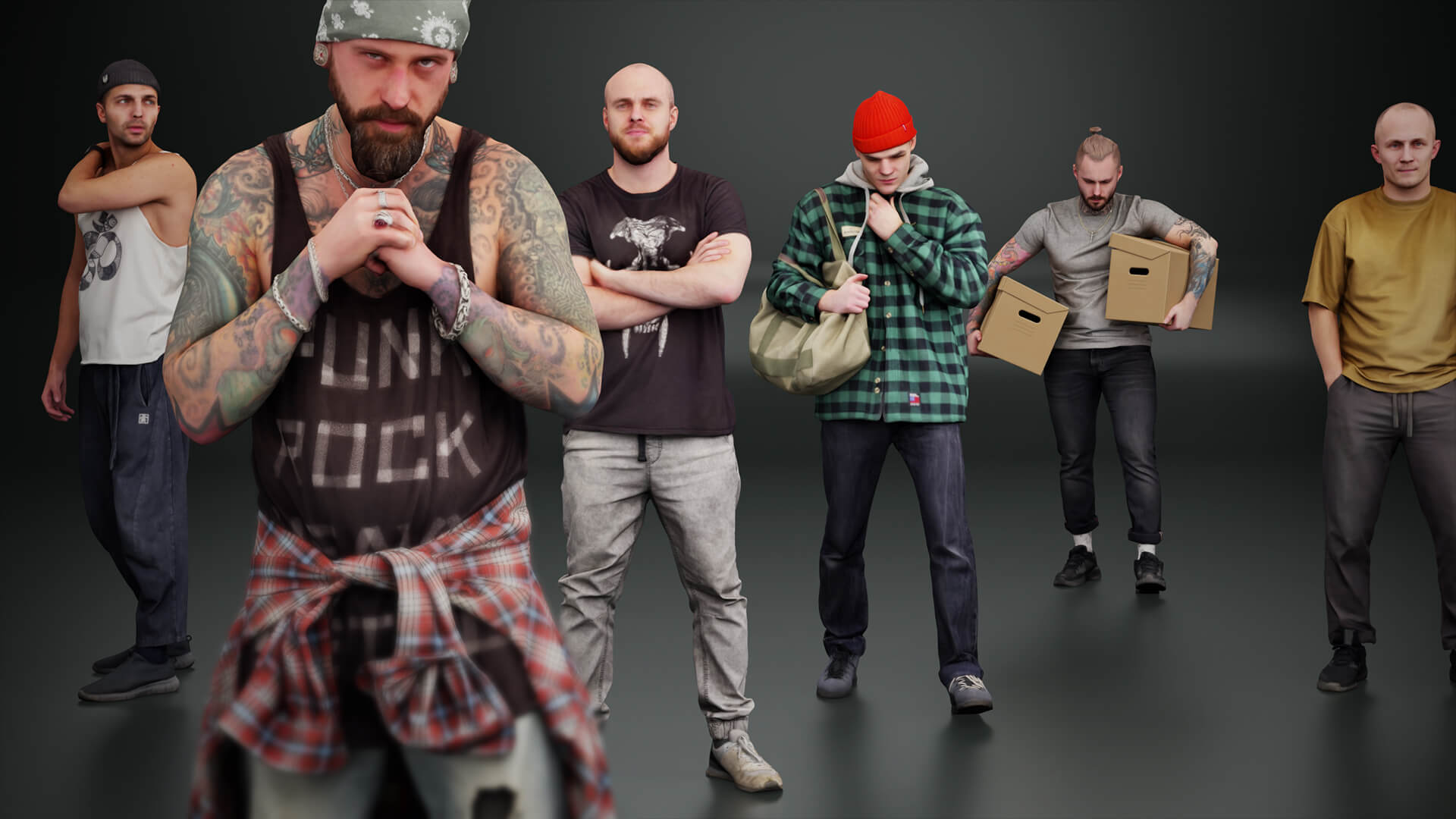 Kanistra People Asset Library - 3D Model by Kanistra Studio