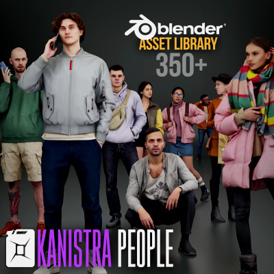 Kanistra People Asset Library - 3D Model by Kanistra Studio