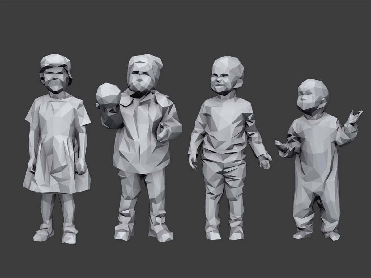 Children Pack - 3D Model by Kanistra Studio