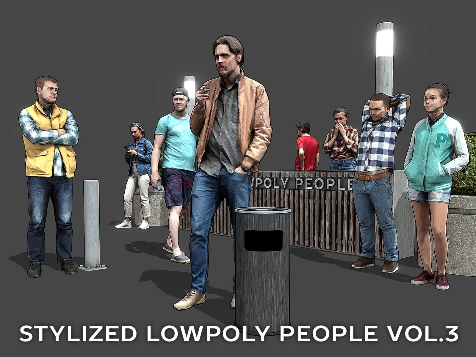 Stylized People Vol. 3 - 3D Model by Kanistra Studio