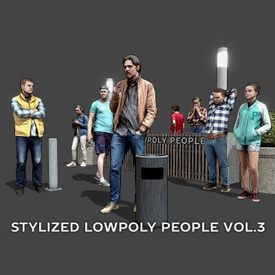 Stylized People Vol. 3 - 3D Model by Kanistra Studio