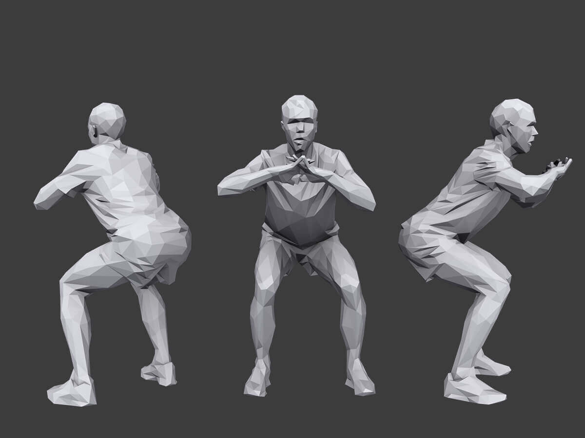 People Fitness Pack - 3D Model by Kanistra Studio