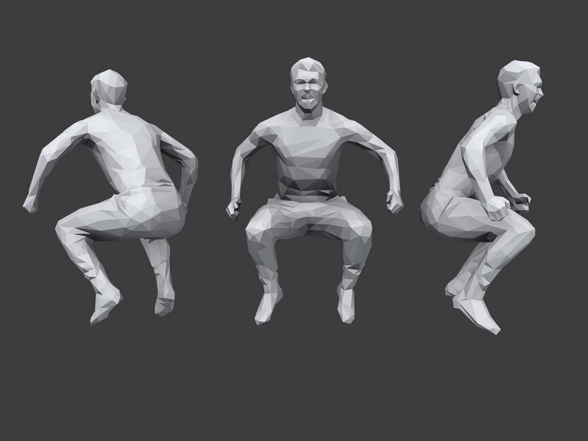 People Fitness Pack - 3D Model by Kanistra Studio