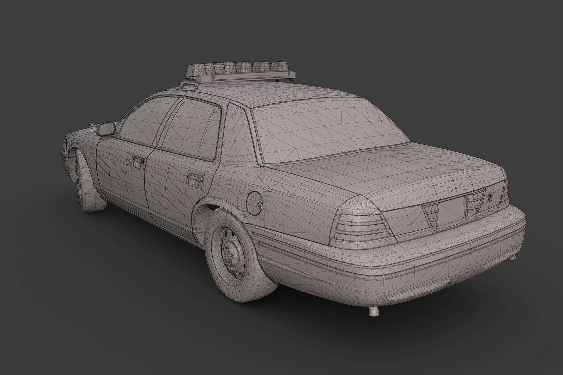 New York NYPD Police Car - 3D Model by Kanistra Studio