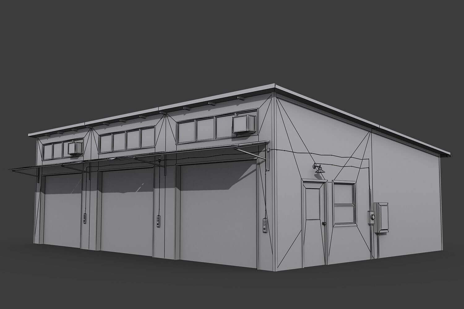 Old Warehouse - 3D Model by Kanistra Studio