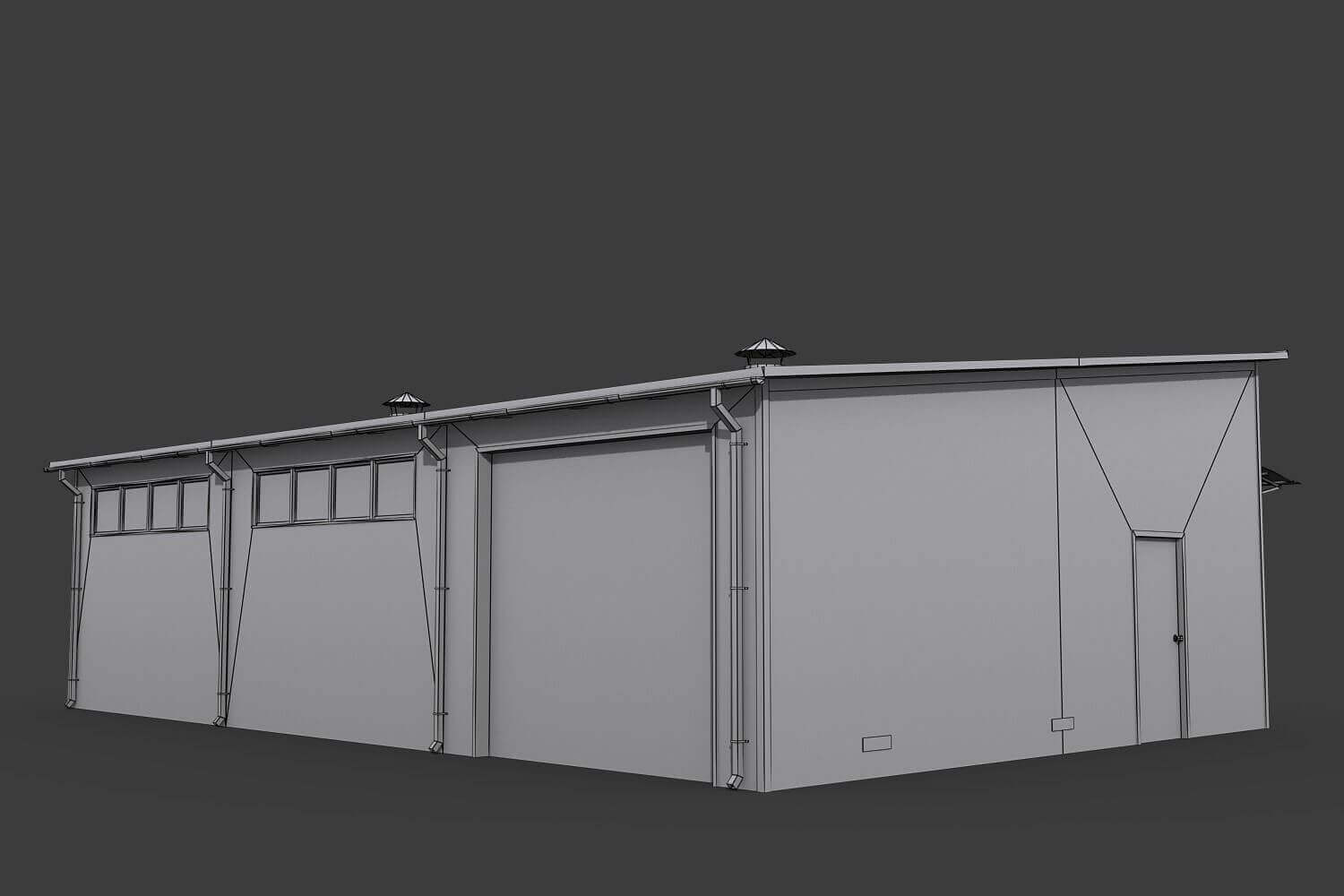 Old Warehouse - 3D Model by Kanistra Studio