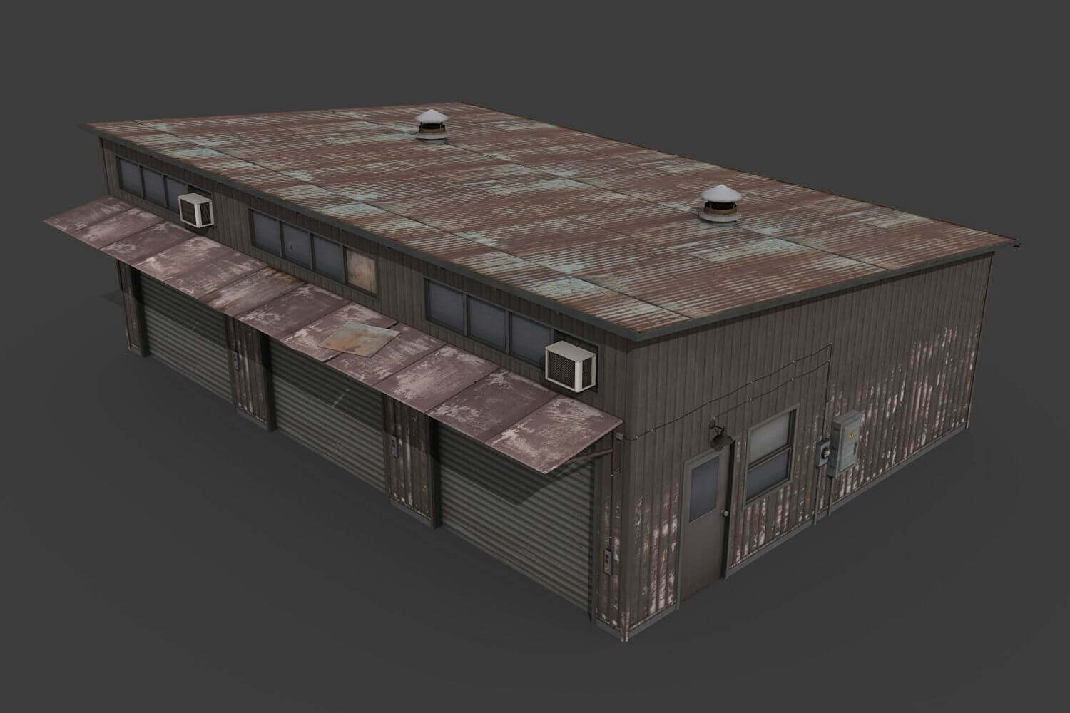 Old Warehouse - 3D Model by Kanistra Studio
