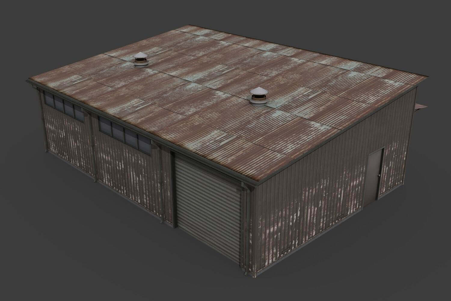 Old Warehouse - 3D Model by Kanistra Studio
