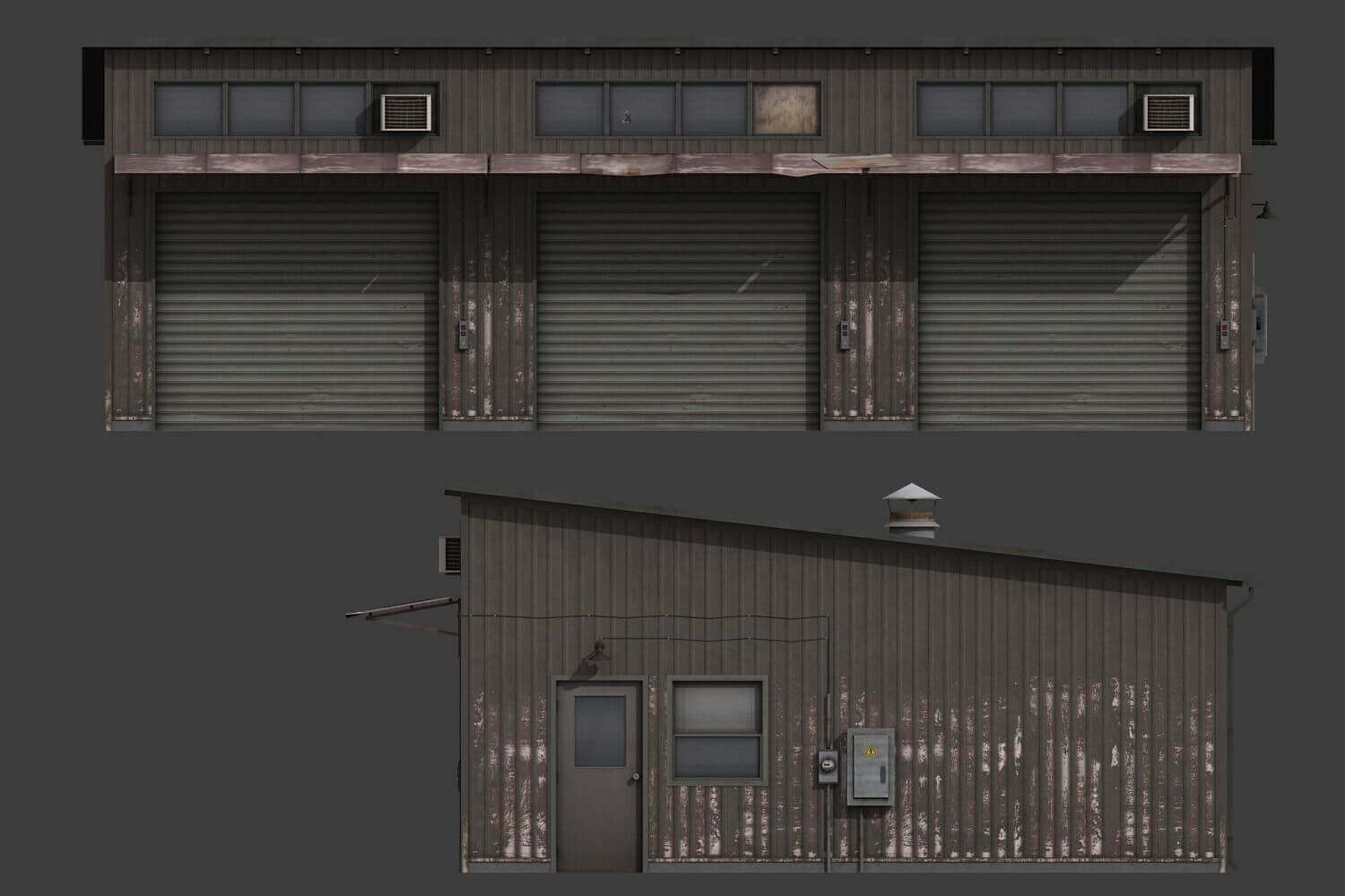 Old Warehouse - 3D Model by Kanistra Studio