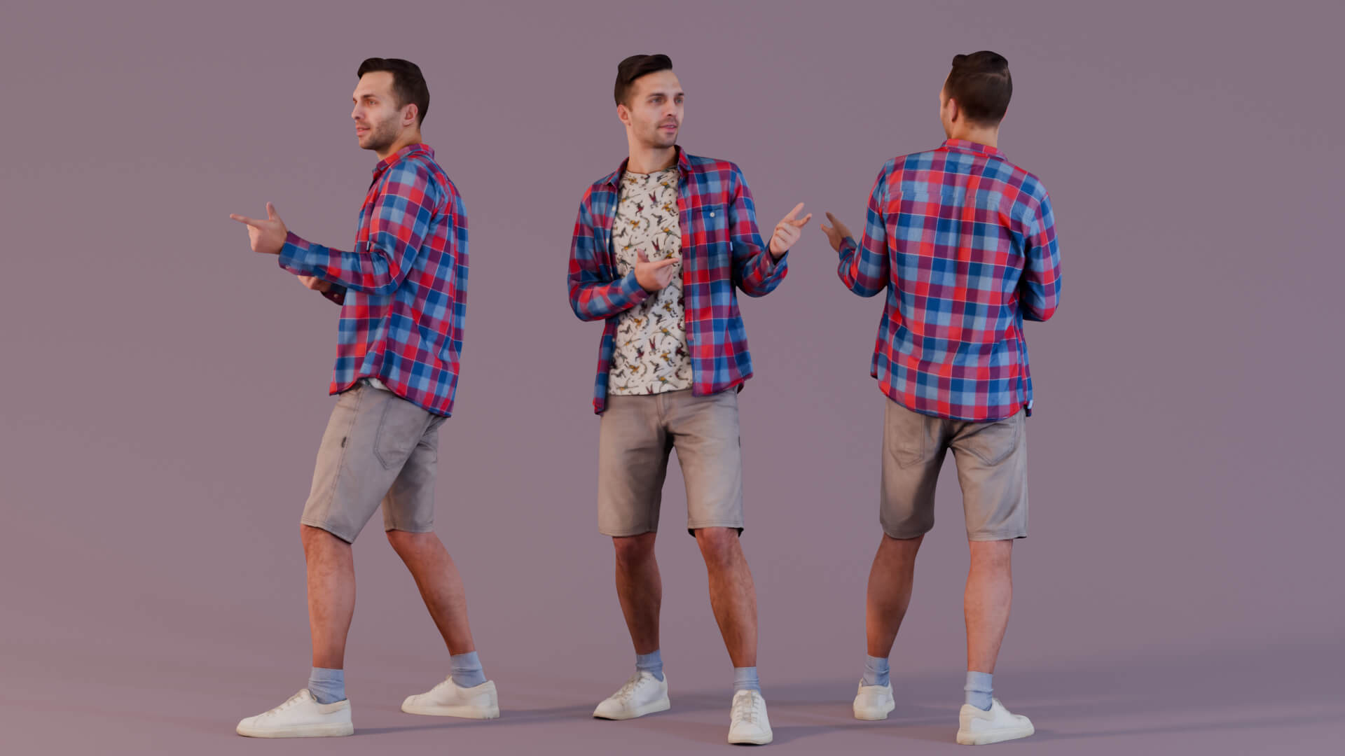 Party-Goer Guy 3D Model by Kanistra Studio