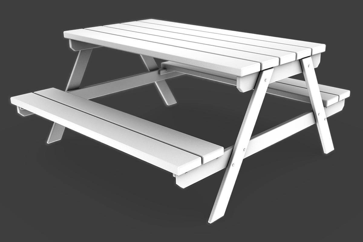 Picnic Table - 3D Model by Kanistra Studio