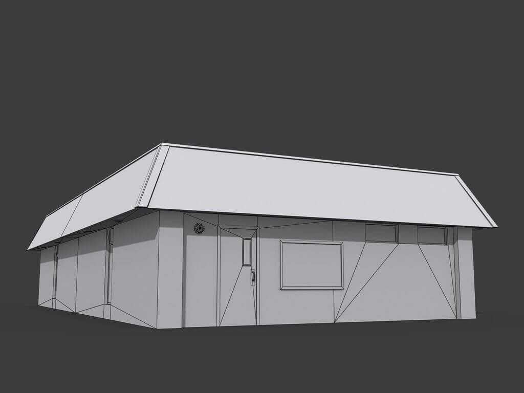 Post Office - 3D Model by Kanistra Studio