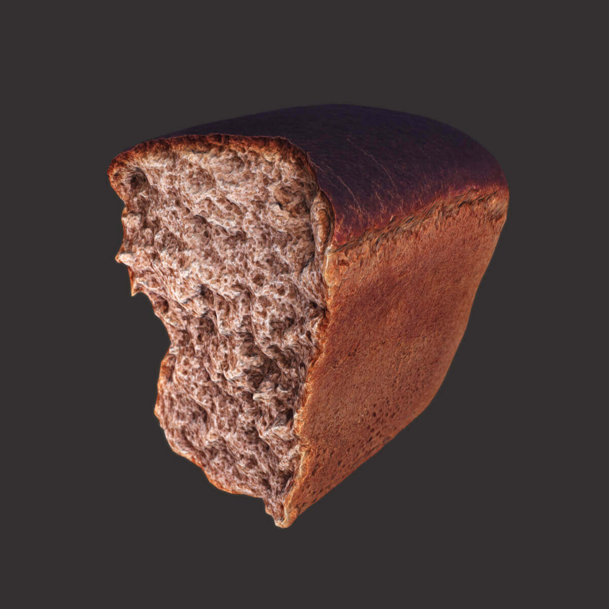 Soviet Brick Bread Cut - 3D Model by Kanistra Studio