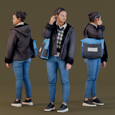 Streetwise Listener - 3D Model by Kanistra Studio