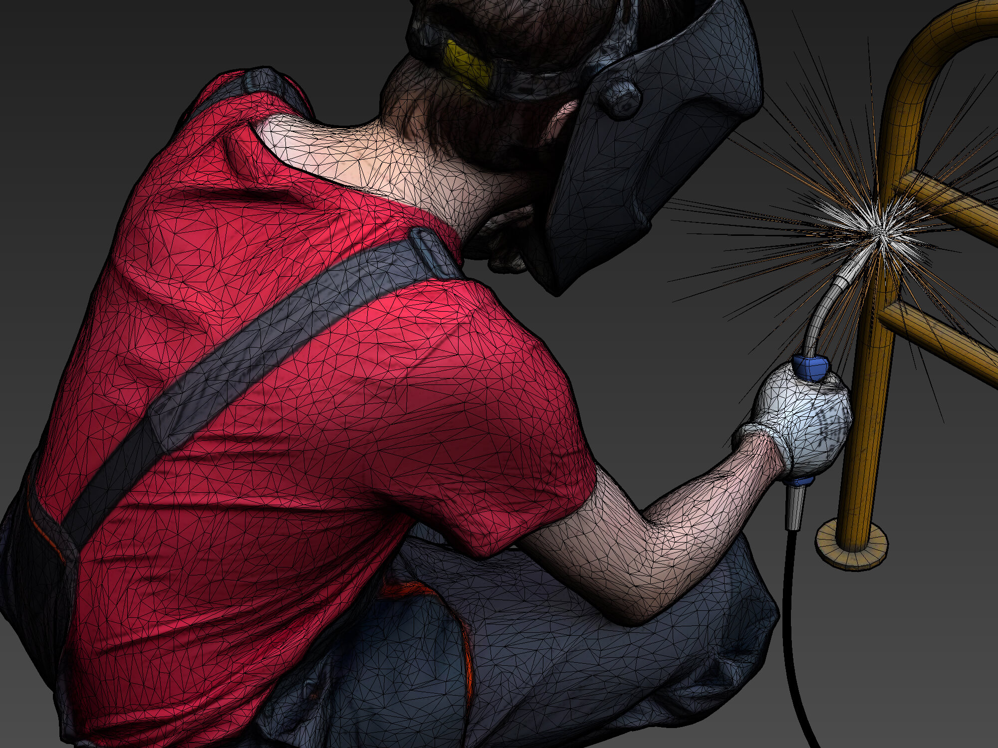 Stylized Car Mechanics Characters - 3D Model by Kanistra Studio