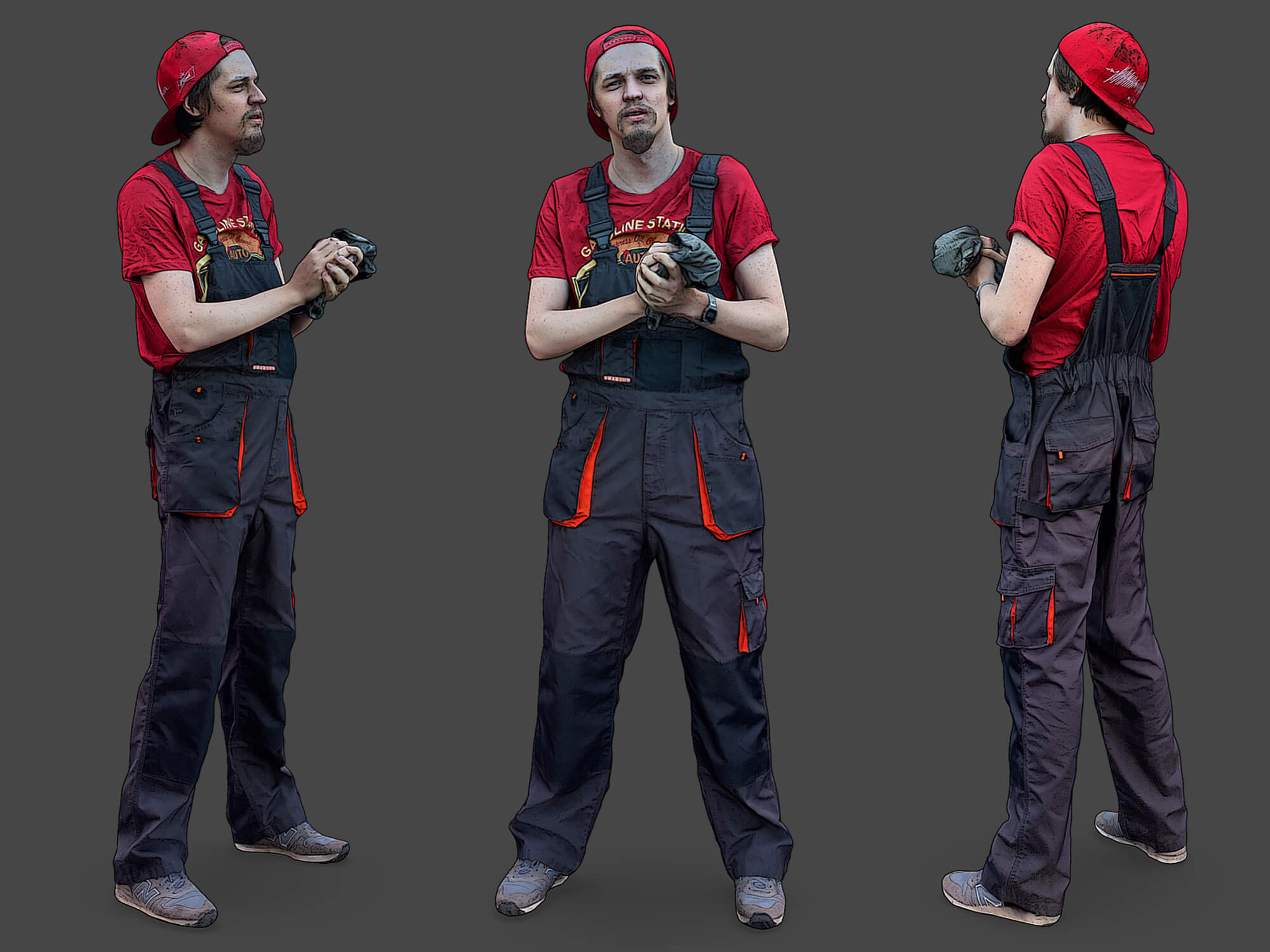 Stylized Car Mechanics Characters - 3D Model by Kanistra Studio