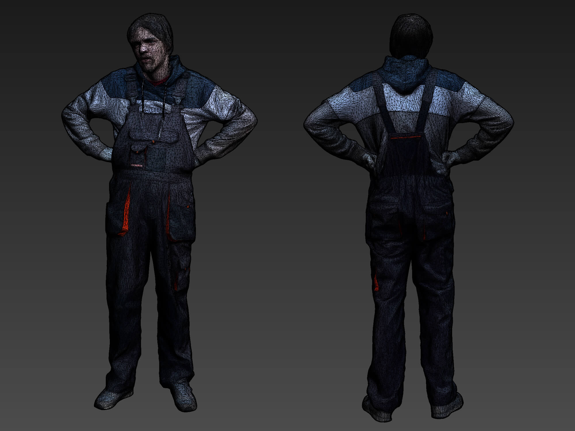 Stylized Car Mechanics Characters - 3D Model by Kanistra Studio