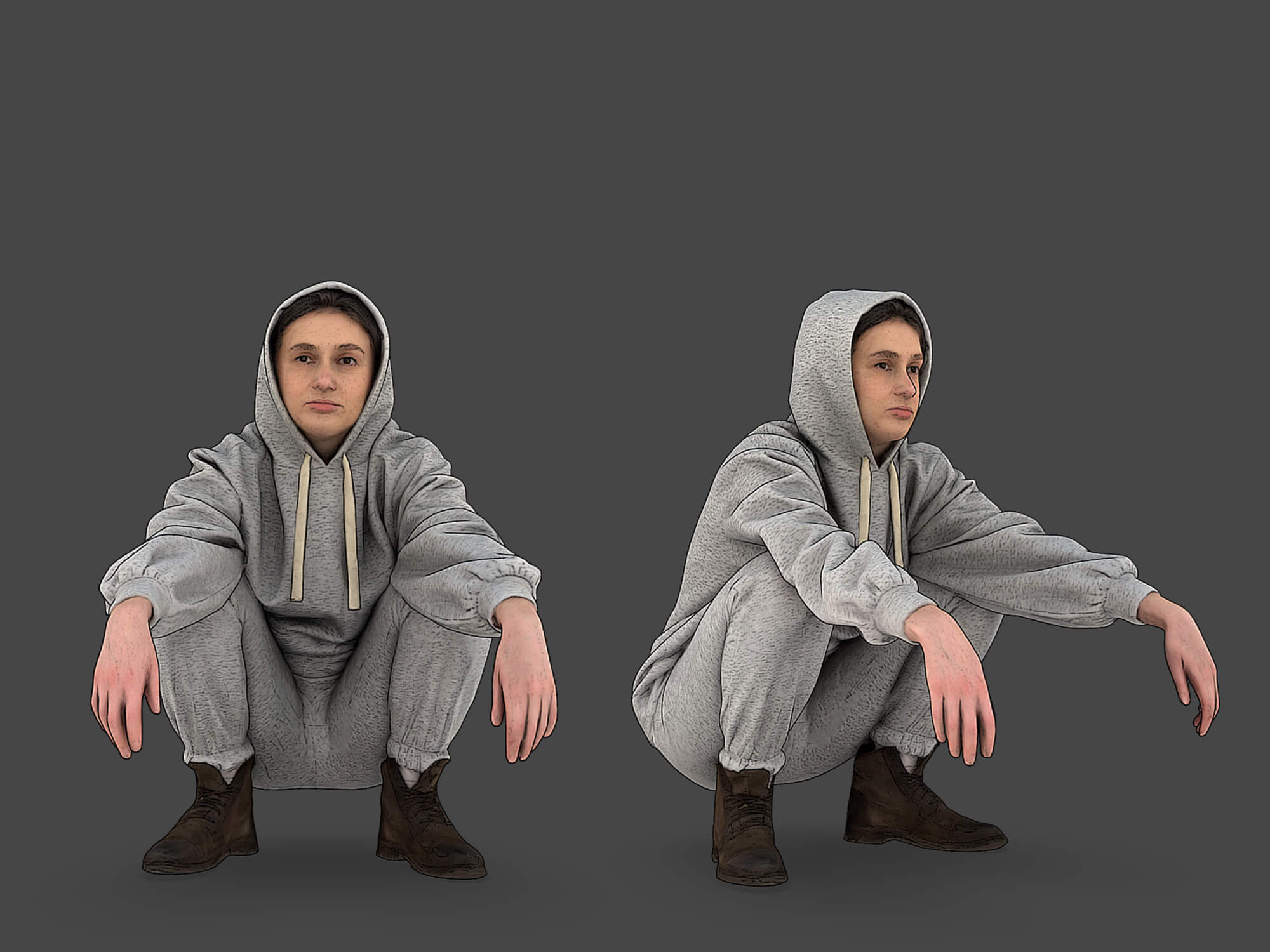Stylized Casual Characters Volume 2 - 3D Model by Kanistra Studio