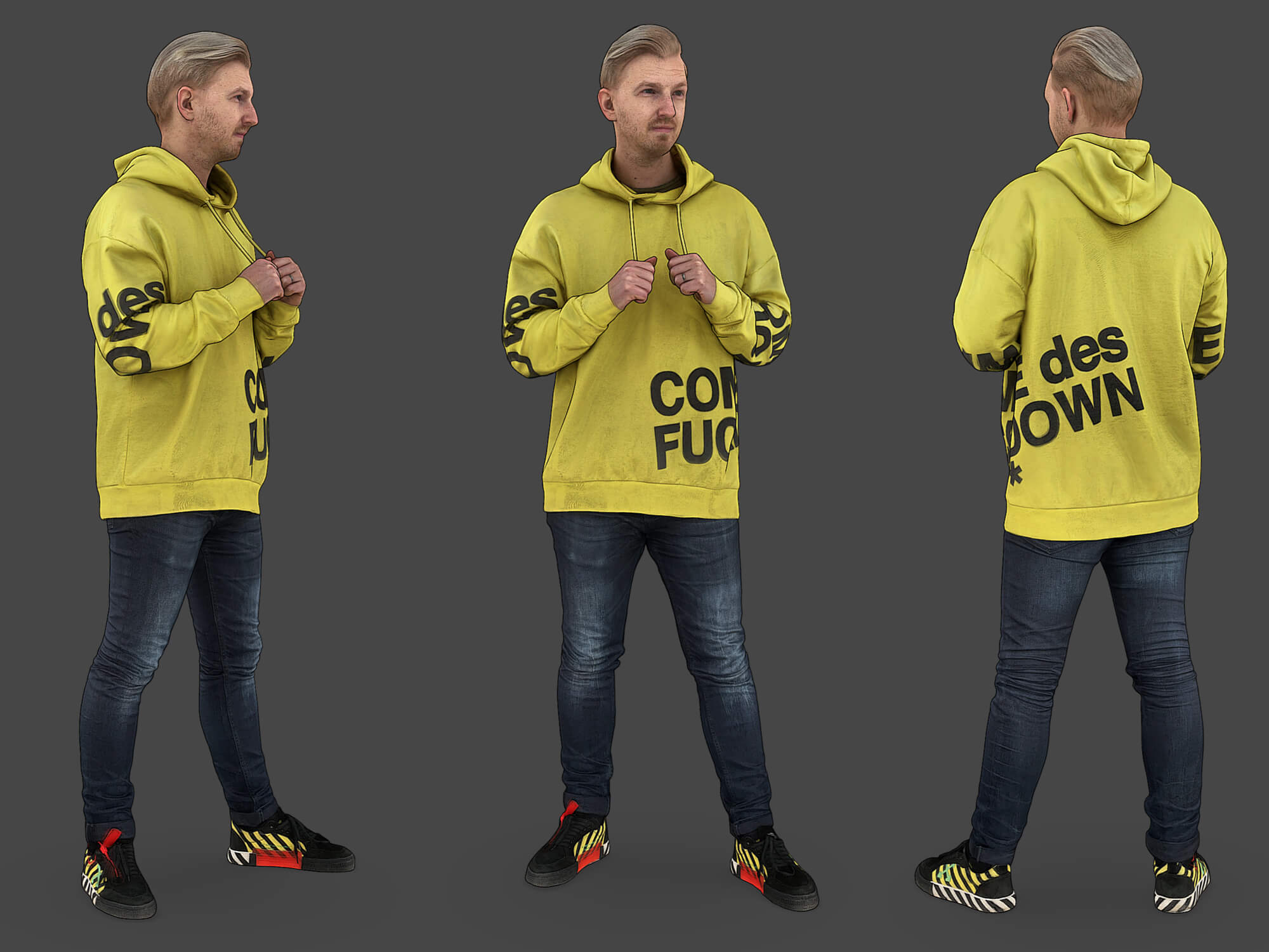 Stylized Casual Characters Volume 2 - 3D Model by Kanistra Studio