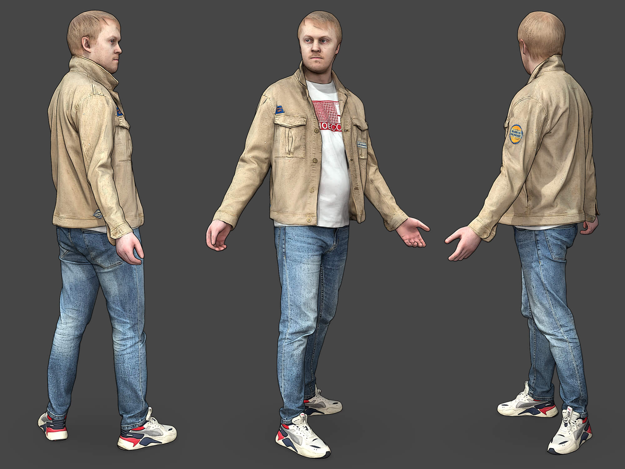 Stylized Casual Characters Volume 4 - 3D Model by Kanistra Studio