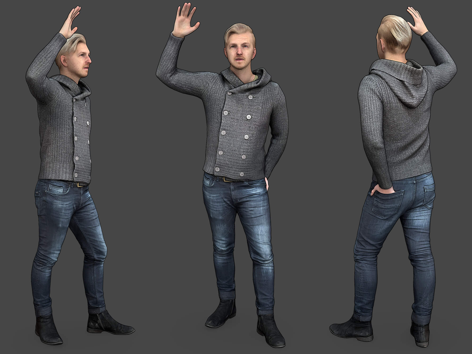 Stylized Casual Characters Volume 4 - 3D Model by Kanistra Studio