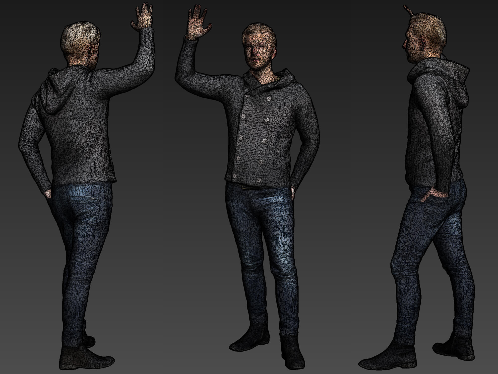 Stylized Casual Characters Volume 4 - 3D Model by Kanistra Studio