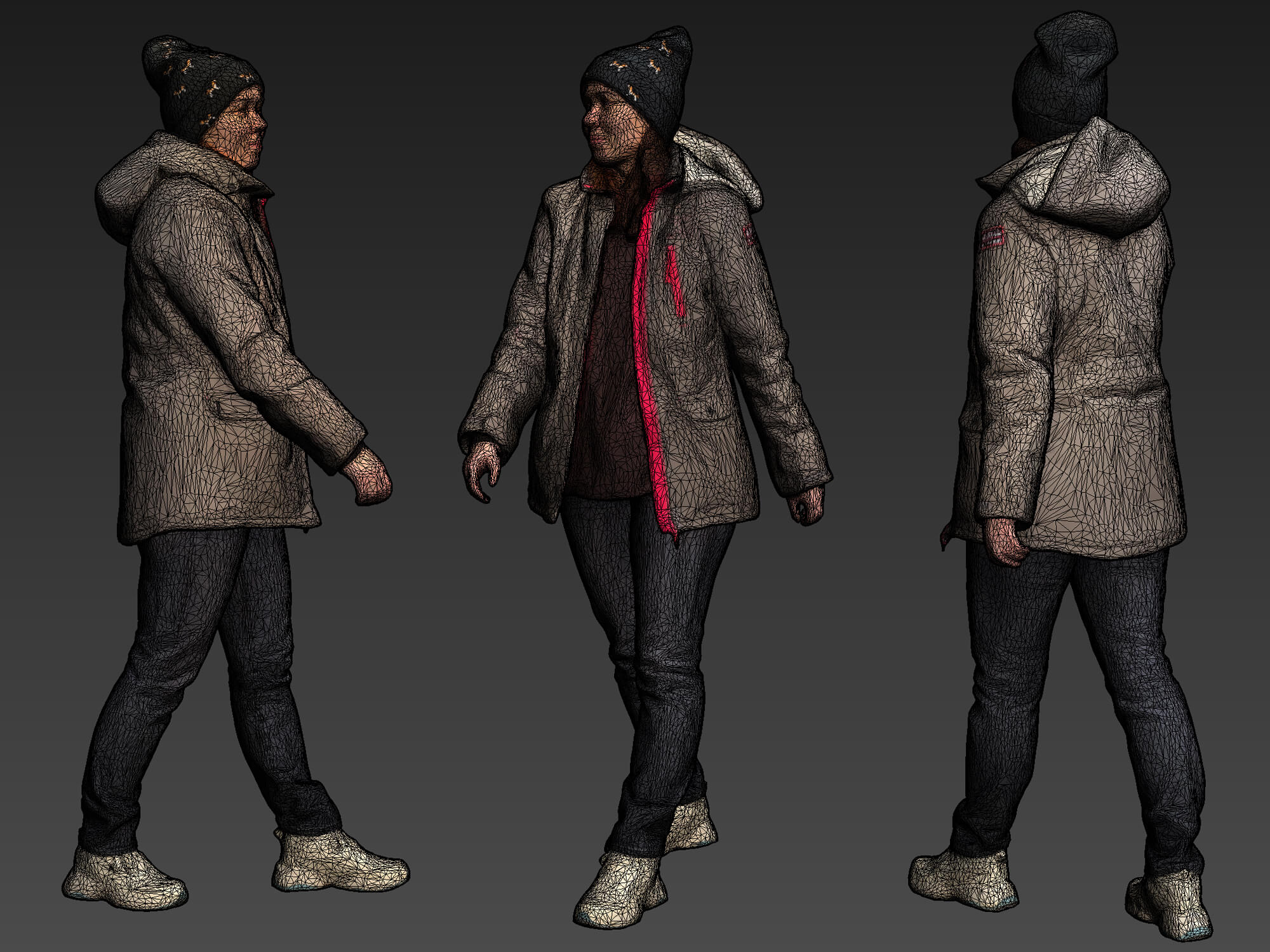 Stylized Casual Characters Volume 4 - 3D Model by Kanistra Studio