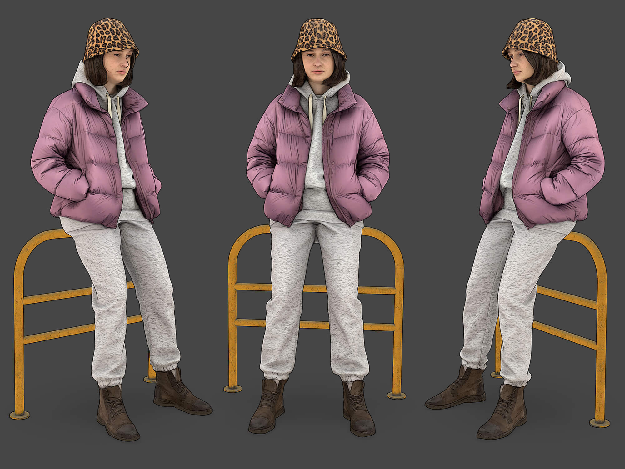 Stylized Casual Characters Volume 4 - 3D Model by Kanistra Studio